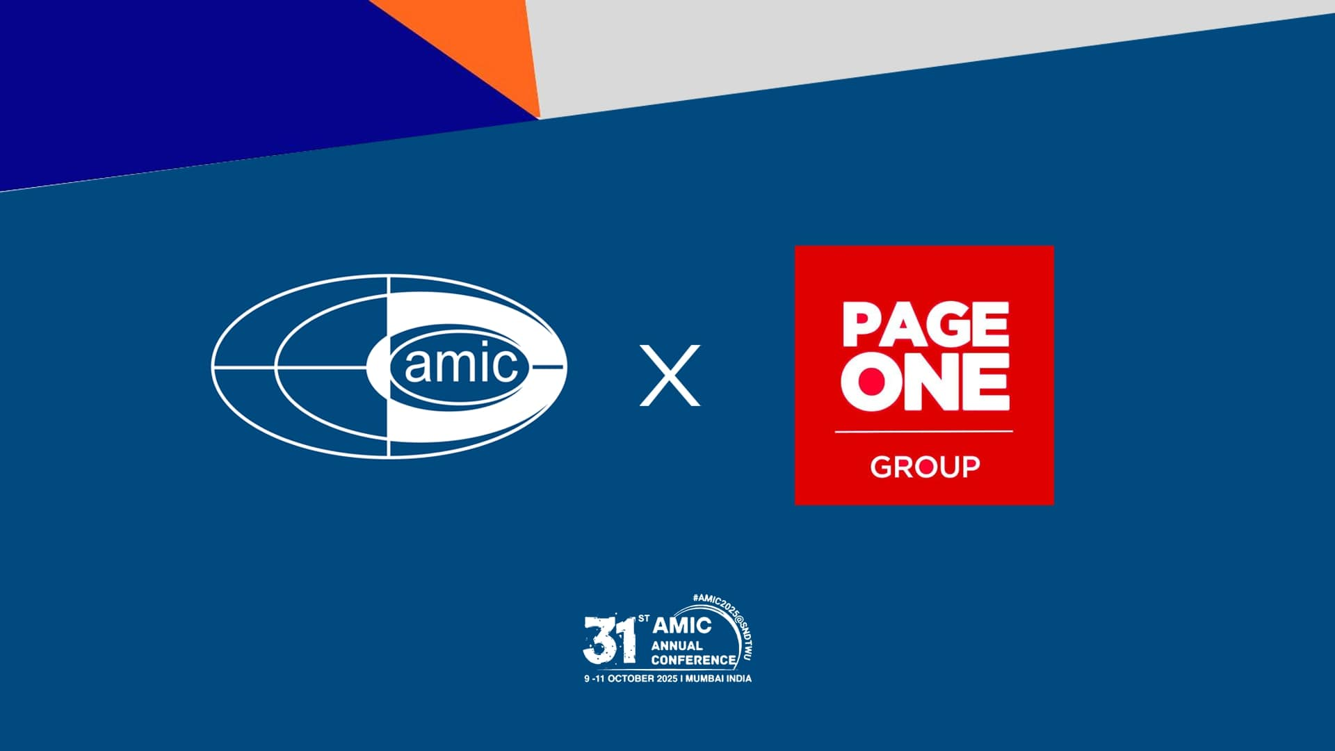 PAGEONE Group Named Conference Partner For AMIC 2025 In Mumbai – Brandplay